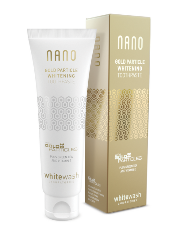 Gold Particle Whitening Toothpaste | Nano by WhiteWash